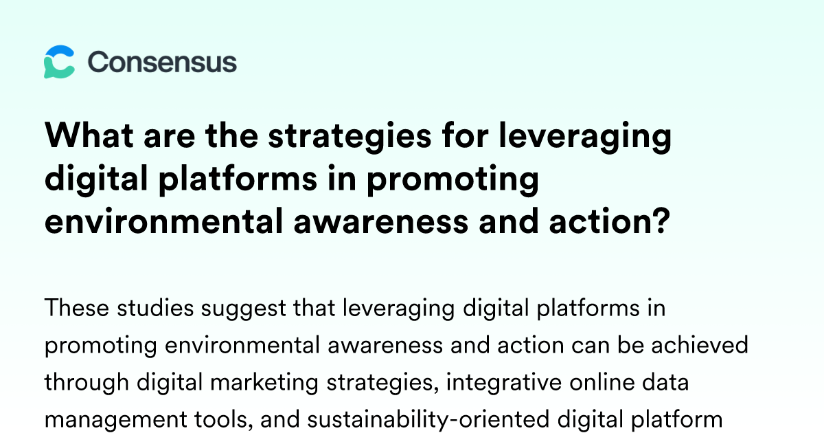 What Are The Strategies For Leveraging Digital Platforms In Promoting ...