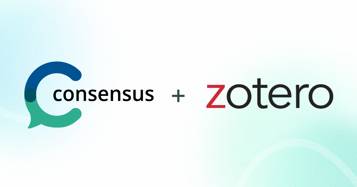 Integrate Consensus with Reference Managers - Zotero, Paperpile, and ... Integrate Consensus with Reference Managers - Zotero, Paperpile, and ...